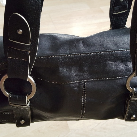 Kenneth Cole | Bags | Kenneth Cole Black Leather Handbag | Poshmark